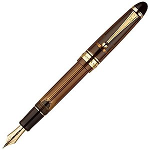 PILOT "CUSTOM 823 - Plunger Type/Transparent Brown (nib : Medium)