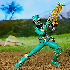 Power Rangers Lightning Collection Dino Fury Green Ranger 6-inch Scale Action Figure, Toys and Action Figures for Kids Ages 4 and Up