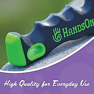 Handson Hoof Pick - Horse Grooming Supplies for Daily Cleaning & Maintenance - Metal Pick w/Hoof Filer for Horses - Ergonomic Grip