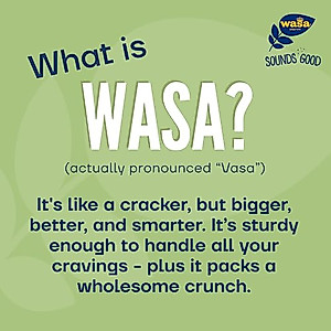 Wasa Swedish Crispbread, All-Natural Crackers, Fat Free, No Saturated Fat, 0g of Trans Fat, No Cholesterol, Kosher Certified, 3 Lb, Variety Pack (2 Sourdough, 2 Whole Grain)