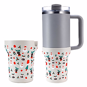 Thxbag Silicone Boot for Stanley 40oz Cup, Protective Sleeve, Animal Print, BPA Free, 40 oz, Cup Sleeve Accessory