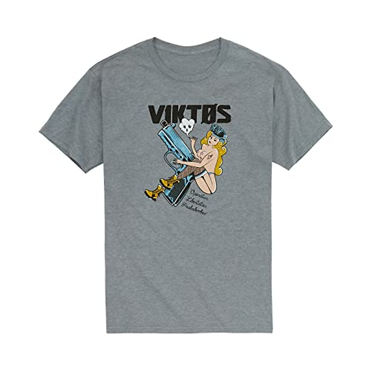 VIKTOS Men's Libertatas Tee T-Shirt, Ash Heather, Size: X-Large