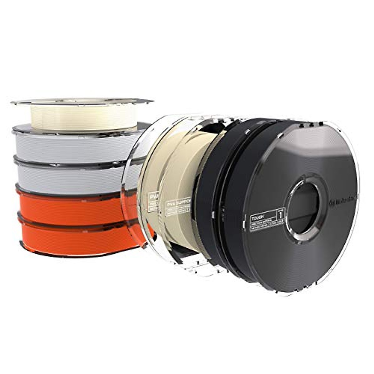 MakerBot METHOD 3D Printing Filament Bundle 9-Pack (6 Tough, 3 PVA) Spools for Use with MakerBot's METHOD 3D Printers, Non-Toxic Resin, Mixed Colors (900-0023A)