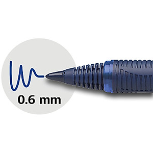Schneider One Business Rollerball Pen, 0.6 mm Ultra-Smooth Tip, Blue Barrel, Blue Ink, Blister Pack of 1 Pen (78303)