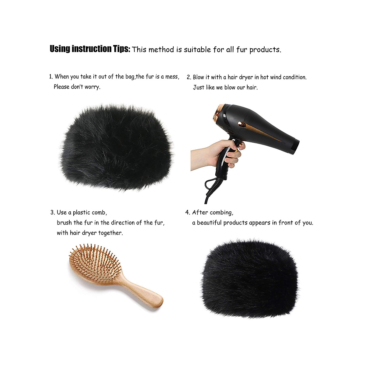 Soul Young Women's Winter Faux Fur Cossak Russian Style Hat(One Size,Nature)