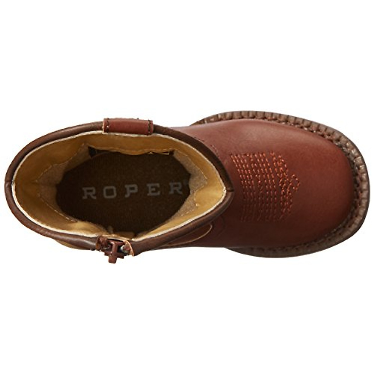 ROPER Boys Texson - K Traditional Cowboy Boots, Brown, 3 Little Kid US