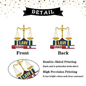 INNORU Congrats Lawyer Hanging Swirls Streamers, Foil Ceiling Lawyer Graduation Party Swirls Supplies, Law School Graduation Party Hanging Decorations Supplies 15 PCS