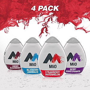 MiO Sugar-Free Berry Variety Naturally Flavored Liquid Water Enhancer 4 Count 1.62 fl oz