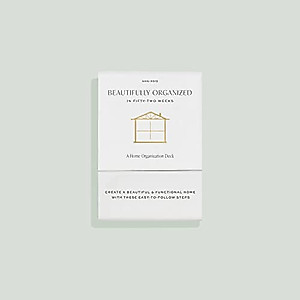 Beautifully Organized In 52 Weeks: A Home Organization Card Deck (Beautifully Organized Series)