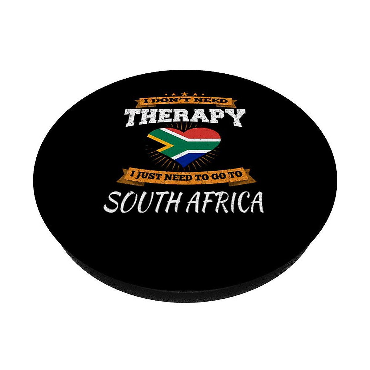 South African Flag Shirt I Funny South Africa Vacation Gift PopSockets Grip and Stand for Phones and Tablets