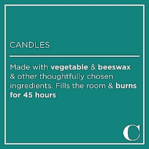 Caldrea Scented Candle, Made with Essential Oils and Other Thoughtfully Chosen Ingredients, 45 Hour Burn Time, Sea Salt Neroli Scent, 8.1 oz