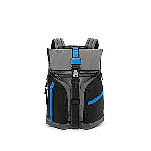 TUMI Alpha Bravo Logistics Flap Lid Backpack - Grey/Blue