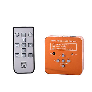 HAYEAR Full Set 34MP 21MP 2K 1080P 60FPS Full HD HDMI USB C-Mount Electronic Industry Microscope Camera Kit for PCB Repair Portable