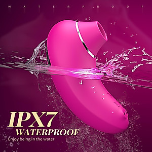 Gasevimo Vibrator Adult Sex Toys for Women - Upgraded Sex Toys Sucking Vibrators Adult Toys, 9 Sucking & Vibrating Rose Sex Toy Nipples Clitoral Stimulator Adult Toy for Female Adults Couples