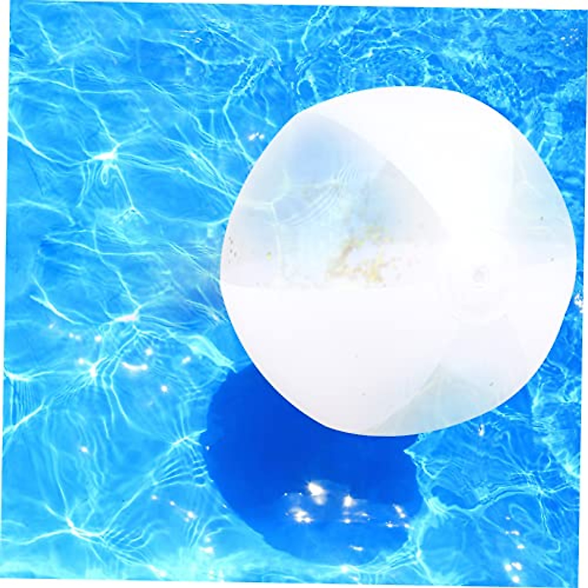 Kisangel 3pcs Glitter Beach Ball Summer Pool for Kids Mini Inflatable Pool Mini Pool for Kids Inflatable Glitter Beach Ball Pool Party Float Inflatable Toy Ball PVC Water Toy for Kids Flash
