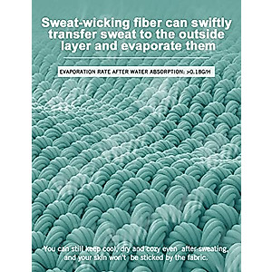 BALEAF Women's Running Shirts Quick Dry Lightweight Long Sleeve Pullover UPF50+ Moisture Wicking Hiking Light Blue Size M