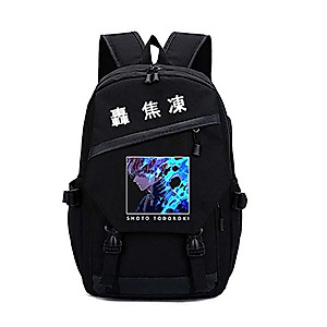 Backpack School Bags Waterproof Travel Backpack Anime Cartoon Print Laptop Backpack (D,,,)