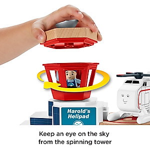 Thomas & Friends Wood Harold's Helipad Playset