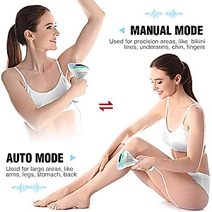 Laser Hair Removal Permanent, IMENE Painless IPL Hair Removal - Ideal for Women & Men Bikini, Legs, Arms, Armpits Hair Remover - Uses Most Effective IPL Technology (Intense Pulsed Light) Blue
