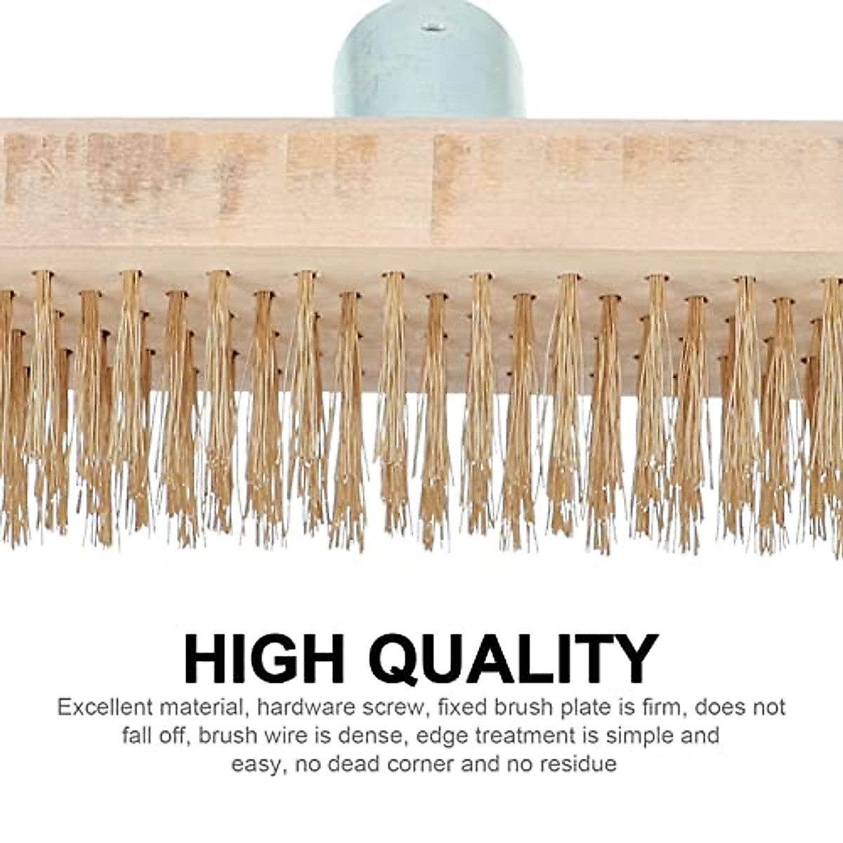 Moss Removal Brush Roof Brush: Moss Cleaner Wire Brush Decking Cleaner Remover for Cracks Flagstone Concrete Pavements Bricks Hoe