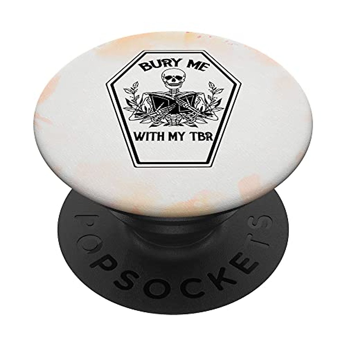 Dark Romance Smut Reader Bury Me With My TBR Book Lover PopSockets Swappable PopGrip
