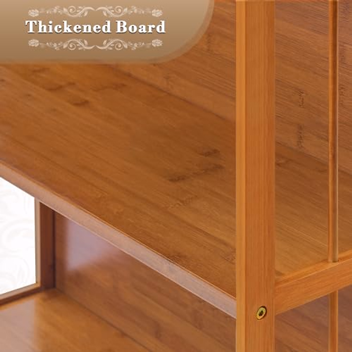 Athena Collection Book Shelf and Bookcase Floorstanding 6-Tier Modern Open Bookshelf Book Case Display Shelf Book Storage Home Decor Furniture for Office Bedroom Living Room