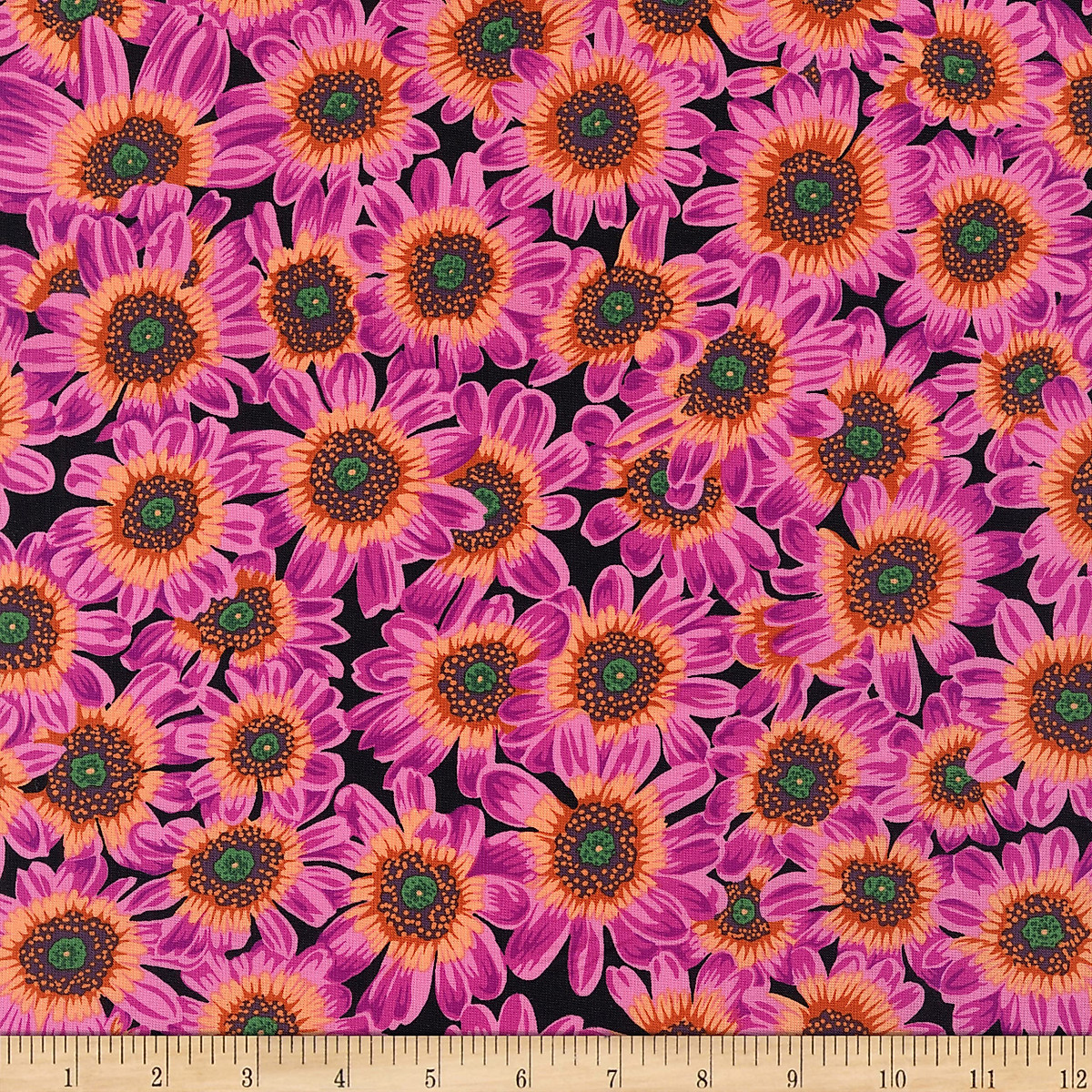 Kaffe Fassett Collective Lucy Magenta, Fabric by The Yard