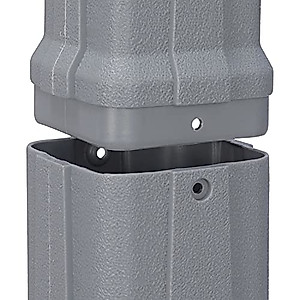 Global Industrial Gray Outdoor Ashtray, 5 Gallon