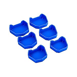 QWORK Dental Base Forming Kit, 6 Pcs Casting Trimming Dental Impression Tray Dental Plaster Mold Base for Store Dental Impression Trays Lab Model Base Set
