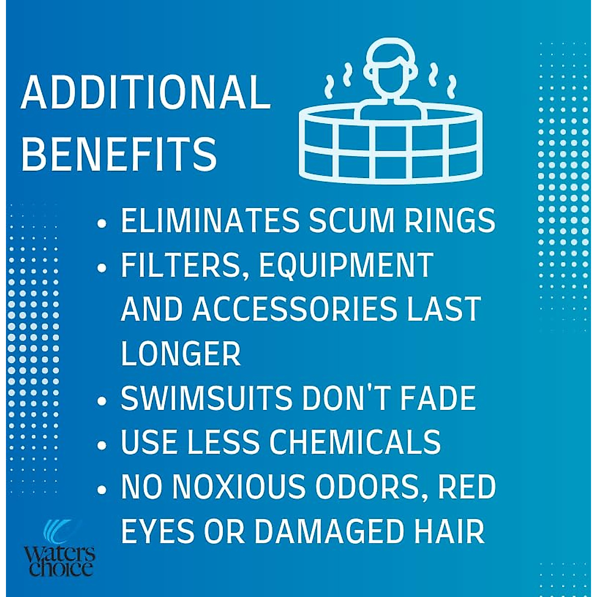 Waters Choice Pure Enzymes for Spas All Natural Organic Spa Water Care, Hot Tub Cleaner, Water Care Treatment, No Harsh Spa Hot Tub Chemicals, Spa Enzymes for Hot Tubs