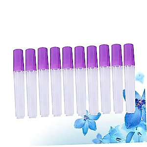 Gogogmee 20 Pcs Tube Bead Storage Containers Storage Containers for Beads Transparent Holder Jewelry Storage Container Knitting Case Tube Pin Storage Tube