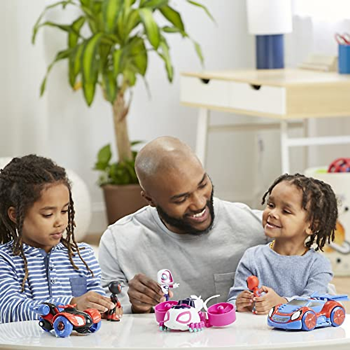 Spidey and His Amazing Friends Team Spidey Change ‘N Go Riders Playset, 3 Toy Cars and Action Figures, Marvel Super Hero Toys for 3 Year Old Boys and Girls and Up (Amazon Exclusive)