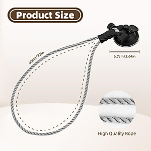 Cowboy Hat Holder, Cowboy Hat Mounts with Suction Cup, Cowboy Hat Rack for Your Vehicle, Cowboy Hat Hanger Car Accessories for Dashboard Car SUV Trucks Home Door(Grey)