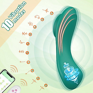 LATUNE App Remote Control Vibrator Sex Toys, Quiet Adult Toys for Womens with 10 Vibration Modes, Couples Sex Toys with Magnetic Clip for Public Play, Butterfly Vibrator Adult Female Sex Toys