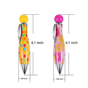 2 Pcs Diamond Painting Pens,Bowling 5D Art Rhinestone Applicator Accessories,Gem Jewel Wax Picker Tool Embroidery Supplies,Mermaid Crystal Drill Bead