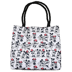 Disney Tote Travel Bag Mickey and Minnie Mouse Print (Mickey and Minnie)