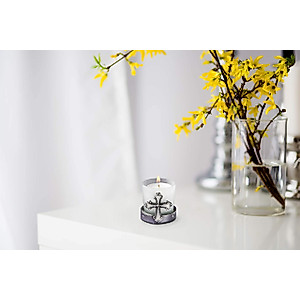 FASHIONCRAFT 5444 Regal Favor Collection Cross Themed Candle Holders, Votive Candle Holders – Religious Favor, Set of 12
