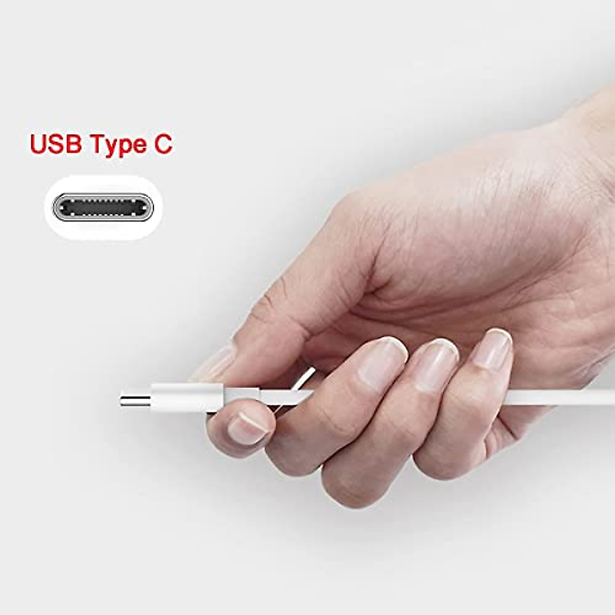 ROORUZ 6.6 Ft USB-A to USB-C Cable for iPad Pro, Mini & Air