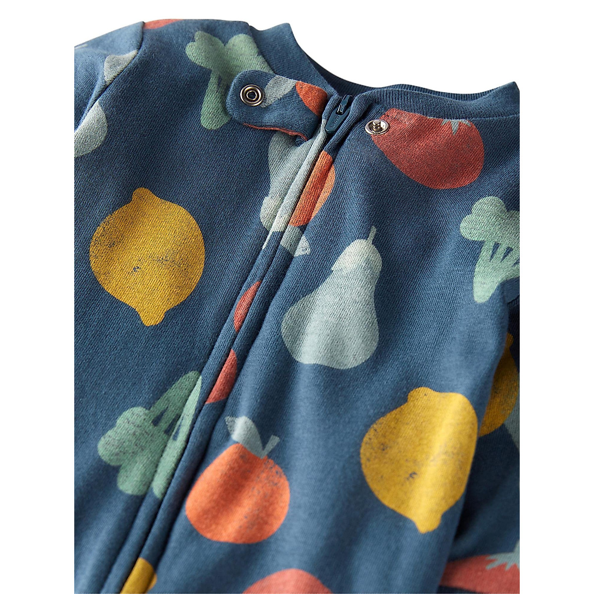 little planet by carter's unisex-baby Sleep and Play made with Organic Cotton, Veggies, 6 Months