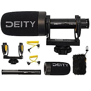 Deity Microphone V-Mic D4,Professional External Camera Video Microphones,Shotgun Mic with Shock Mount Supports USB-C Digital Output for PCs for Cameras Recorders Smartphones Laptops and Tablets
