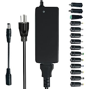Meiyue 12V 5A Power Supply Adapter[UL Listed] 12 Volt 5 Amp 60W Power Adapter Supply100V-240V AC to DC Converter Transformer with 5.5x2.1mm 14 Tips for LED Strip Light Speaker CCTV More