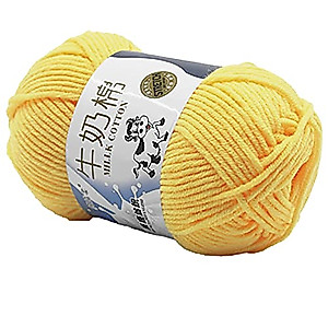 2 Set 1 Roll 5-Strand Wool Yarn Soft Warm DIY Beginner Needlework Hand Knitting Crochet Yarn Ball for Sewing Shop Wool Yarn