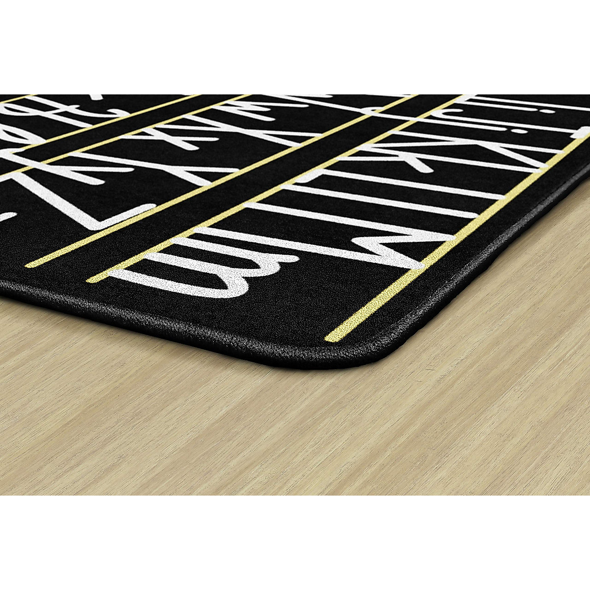 Flagship Carpets Handwriting Samplers ABC Children's Floor Area Rug for Indoor Classroom or Home Learning Area, Kids Room or Educational Play Mat, 7'6" x 12', Rectangle