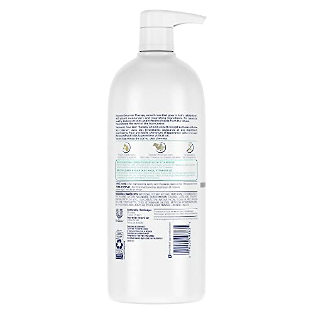 Dove Hair Therapy Dry Scalp Care Conditioner Soothe and Nourish Dry Scalp Hair Conditioner with Vitamin B3 33.8 fl oz