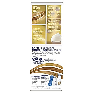 Clairol Nice'n Easy Liquid Permanent Hair Dye, 8 Medium Blonde Hair Color, Pack of 3
