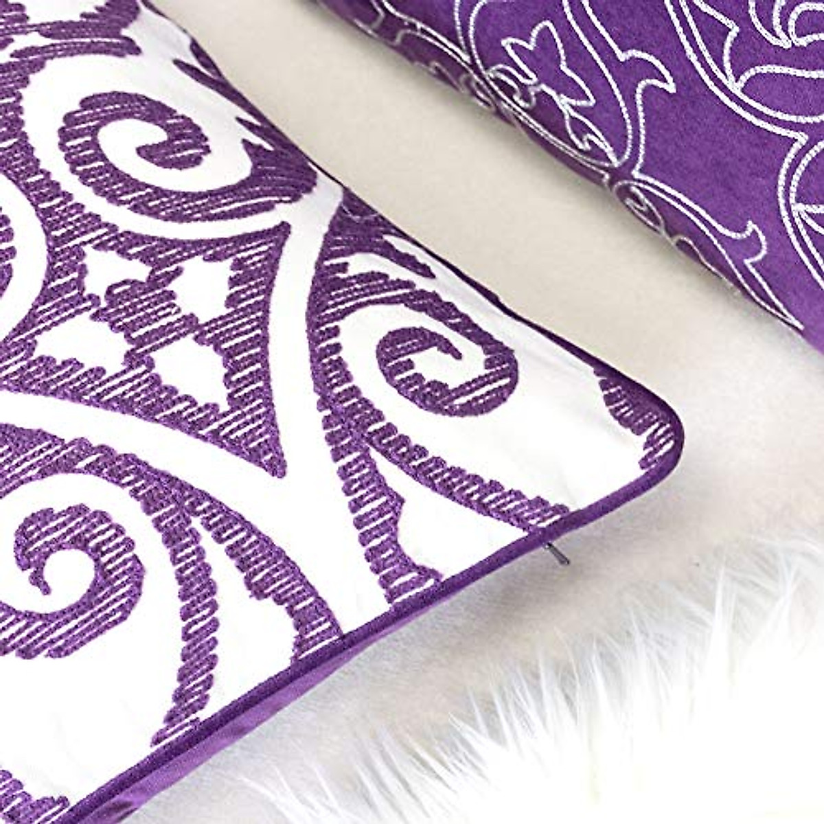 Homey COZY 82018-Aria Accent Pillow, Single, Purple