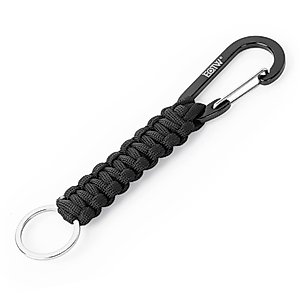 EOTW Carabiner Keychain,Paracord Keychain Small Aluminum Clip D Ring for Camping, Hiking, Fishing, Or As A Key Organizer