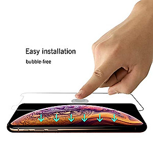 Ailun Screen Protector for iPhone 11 Pro Max/iPhone Xs Max 3 Pack 6.5 Inch 2019/2018 Release Case Friendly Tempered Glass