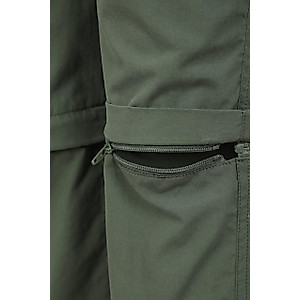Mountain Warehouse Active Kids Zip Off Hiking Pants - Boys & Girls Khaki 9-10 Years