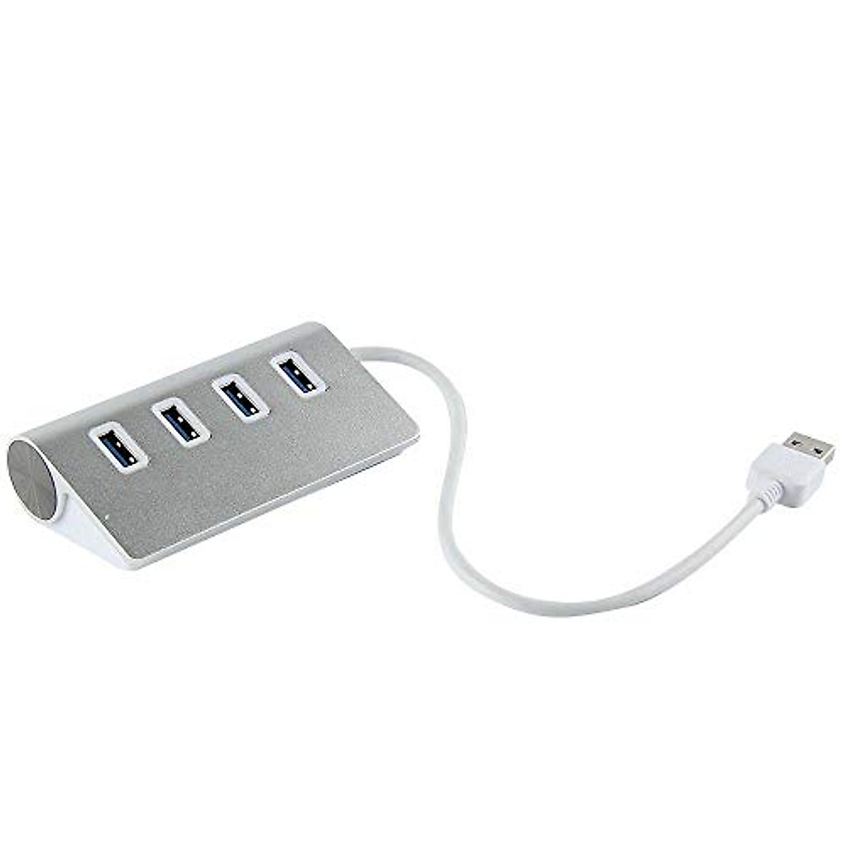 Lysee Data Cables - 4 Port USB 3.0 Hub Splitter Aluminum Adapter High Speed for PC Laptop Mac